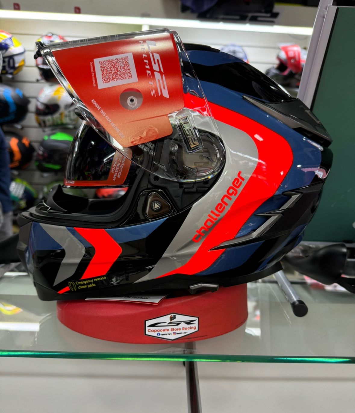 LS2 CASCO FF-327 F CHALLENGER GALLACTIC – Capacete Store Racing