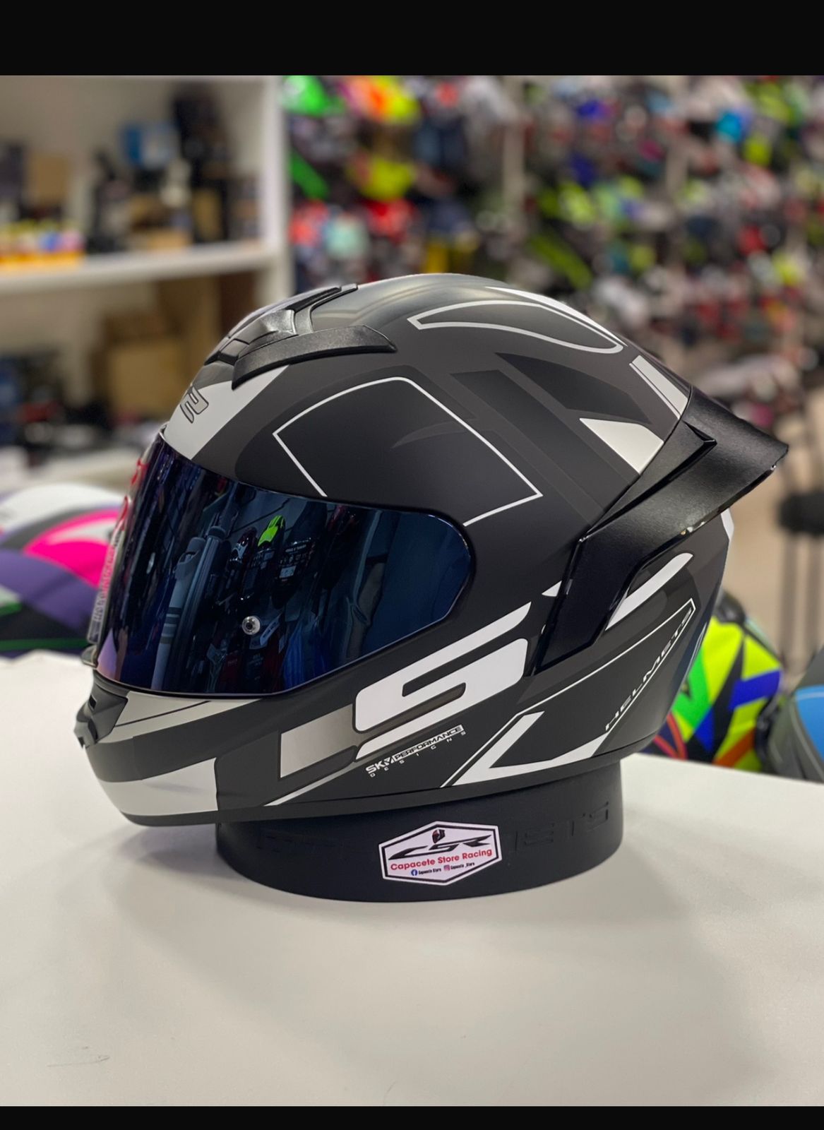 LS2 CASCO FF-352 ROOKIE CYPRESS BLACK WHITE – Capacete Store Racing